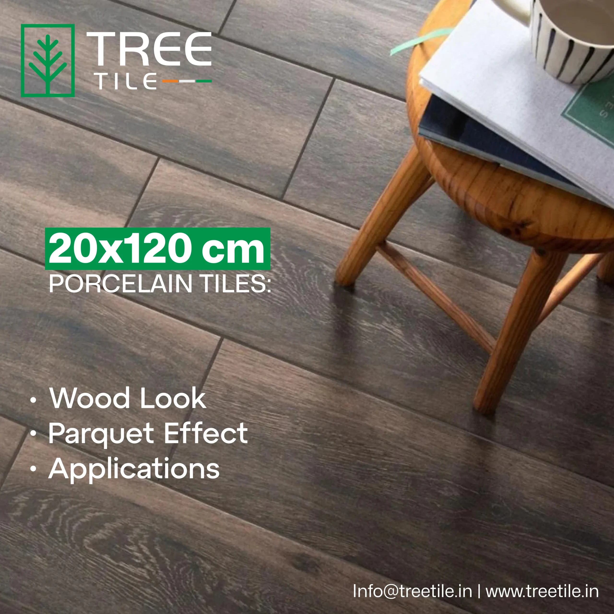 20x120 cm Porcelain Tiles 2025: Wood Look, Parquet Effect ...